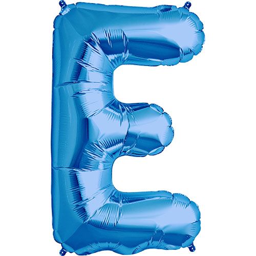 blue letter e