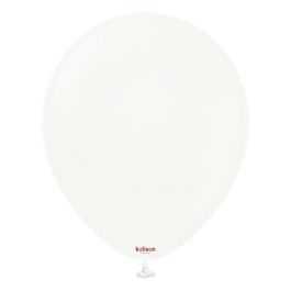5 inch Kalisan White Latex Balloons - 100CT