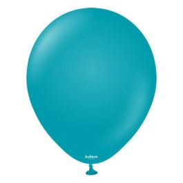 18 inch Kalisan Turquoise Latex Balloons - 25CT