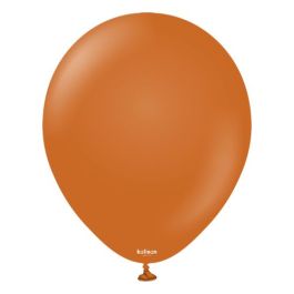 18 inch Kalisan Rust Orange Latex Balloons - 25CT