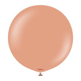 36 inch Kalisan Clay Pink Latex Balloons - 2CT