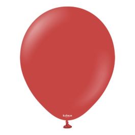 18 inch Kalisan Deep Red Latex Balloons – 25CT