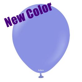 18 inch Kalisan Standard Periwinkle Latex Balloons - 25 ct