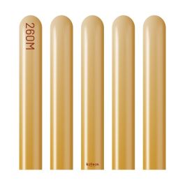 260 Kalisan Gold Mirror Chrome Latex Balloons
