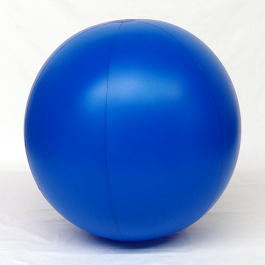 3 foot Diameter Blue Vinyl Display Ball Decorating Sphere
