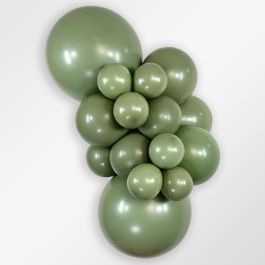 5 inch Sempertex Deluxe Eucalyptus Latex Balloons - 100 CT