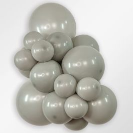 5 inch Sempertex Deluxe Gray Latex Balloons - 100 CT