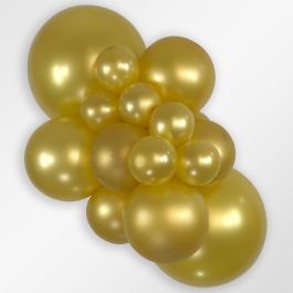 18 inch Sempertex Metallic Gold Latex Balloons - 25 CT