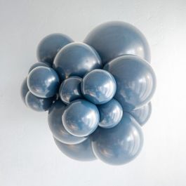 24 inch TUFTEX Naval (Steel Blue) Latex Balloons - 25 CT
