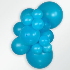 24 inch Sempertex Neon Blue Latex Balloons - 3 CT
