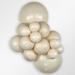 36 inch Sempertex Pastel Dusk Cream Latex Balloons - 2 CT