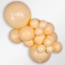 5 inch Sempertex Pastel Matte Malibu Peach Latex Balloons - 100 CT