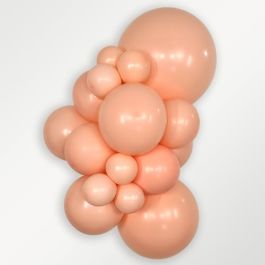 5 inch Sempertex Pastel Matte Melon Latex Balloons - 100 CT
