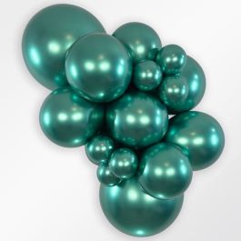 11 inch Sempertex Reflex Aurora Green Latex Balloons - 50 CT