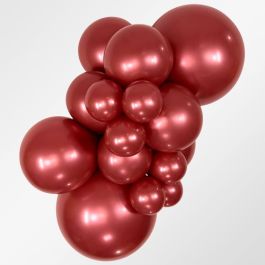 5 inch Sempertex Reflex Crystal Red Latex Balloons - 100 CT
