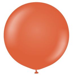 36 inch Kalisan Rust Orange Latex Balloons - 2CT