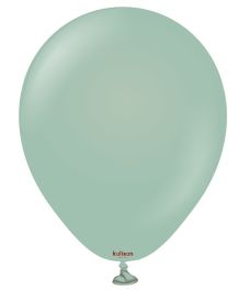 12 inch Kalisan Winter Green (Wintergreen) Latex Balloons - 100CT