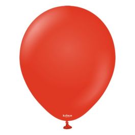 12 inch Kalisan Red Latex Balloons - 100CT