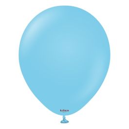 18 inch Kalisan Baby Blue Latex Balloons - 25CT