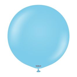 36 inch Kalisan Baby Blue Latex Balloons - 2CT