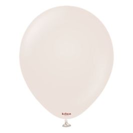 18 inch Kalisan White Sand Latex Balloons - 25CT