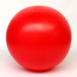 4 foot Diameter Red Vinyl Display Ball Decorating Sphere