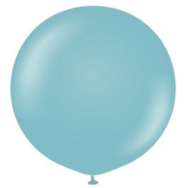 36 inch Kalisan Blue Glass Latex Balloons - 2CT