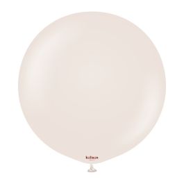 24 inch Kalisan White Sand Latex Balloons - 2CT